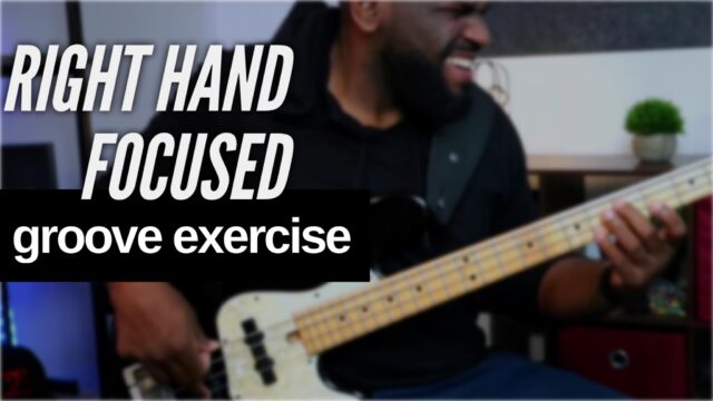 The Burner - Right (plucking) Hand Exercise - Daric Bennetts Bass Lessons