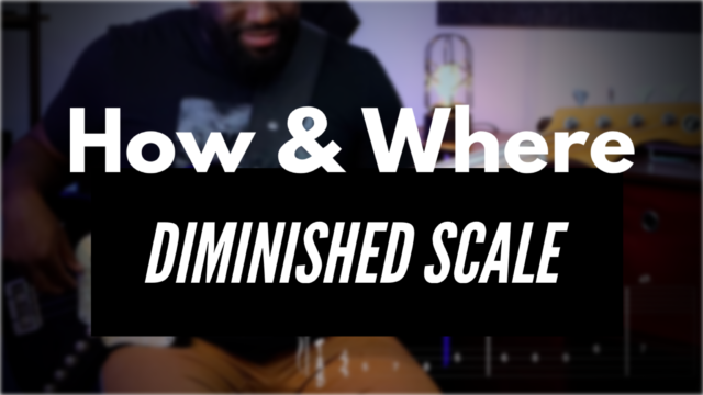 How & Where to use the Diminished Scale - Daric Bennetts Bass Lessons