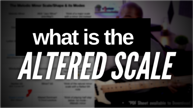 What is the Altered Scale??? - Daric Bennetts Bass Lessons