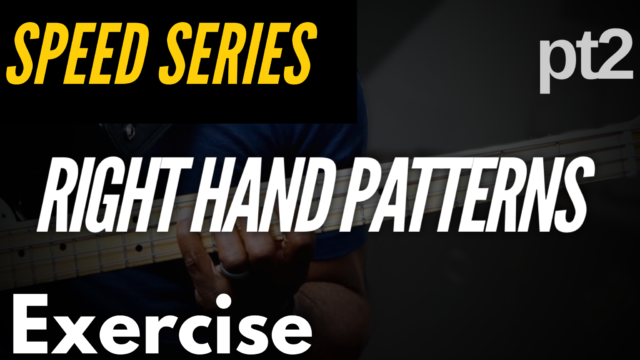 Speed Series pt2 - Right Hand Pattern for Efficiency - Daric Bennetts ...