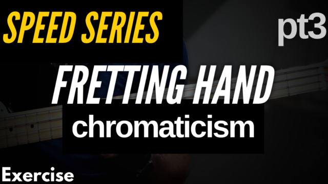 Speed Series pt3 - Fretting Hand Chromaticism - Daric Bennetts Bass Lessons