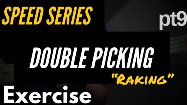 Double Picking "Raking" Exercise - Daric Bennetts Bass Lessons