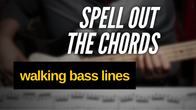 Bassline Workout ~ How to spell out each chord (6415) - Daric Bennetts ...