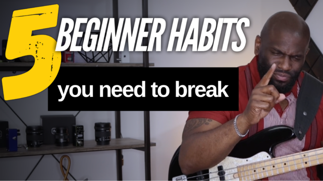 5 Tips For Beginners Breaking Habits Daric Bennetts Bass Lessons